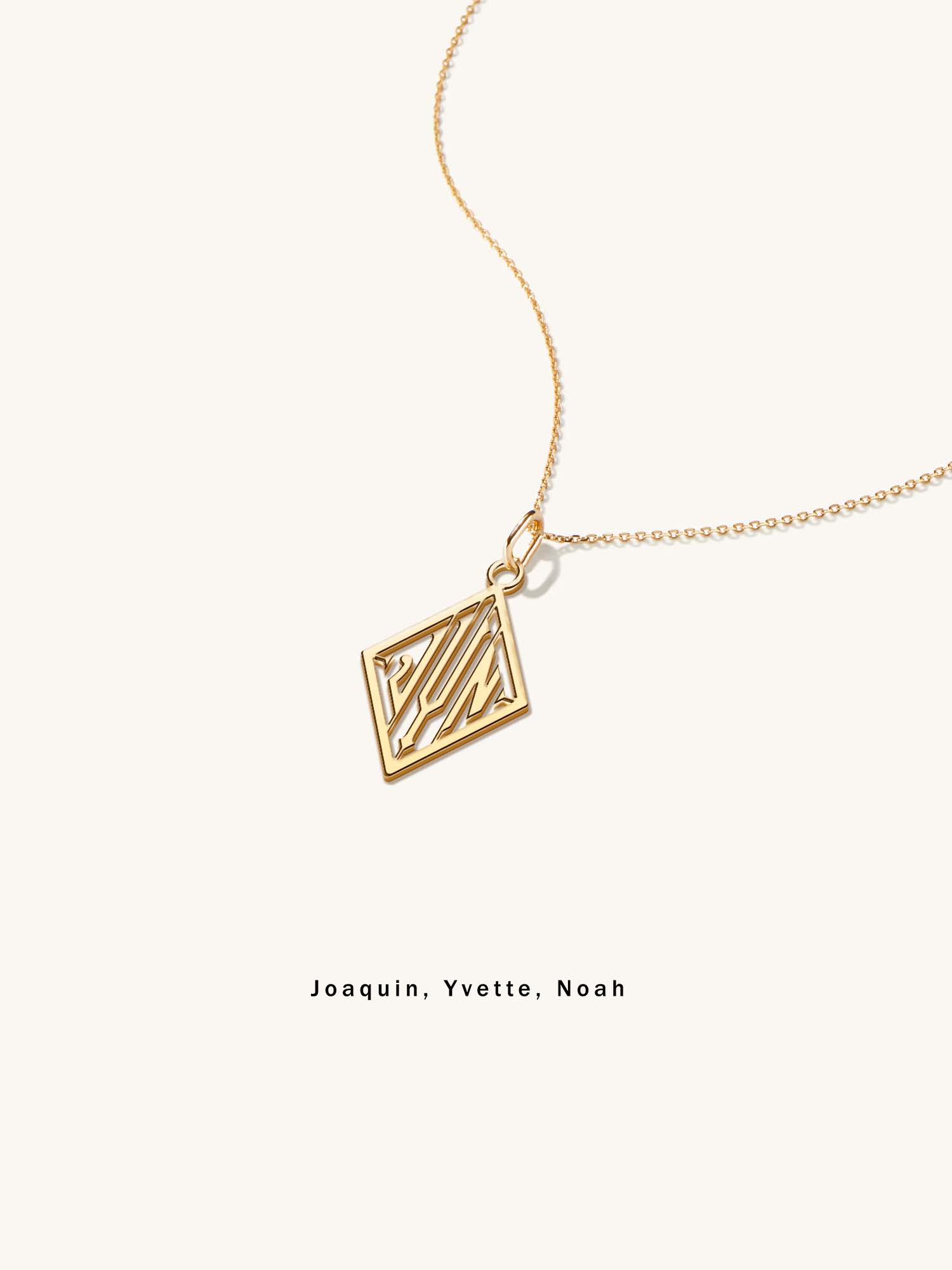 18k Gold Triad Necklace
